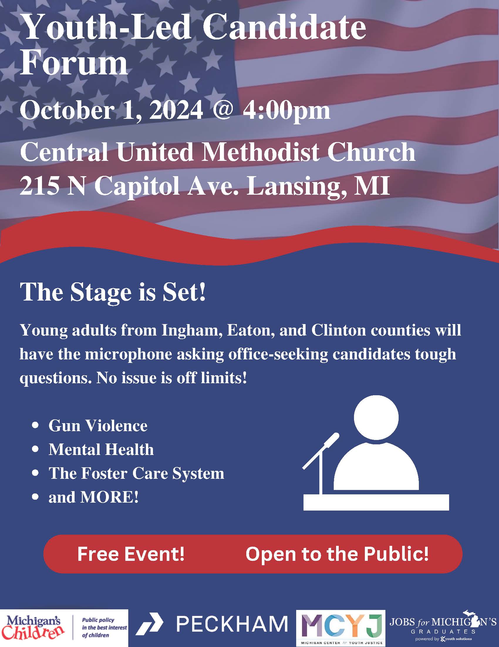 Candidate Forums 2024 - Michigan's Children