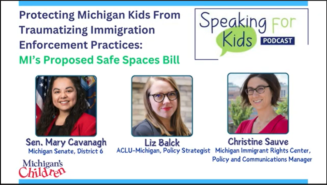 Speaking for Kids Podcast - Michigan's Children